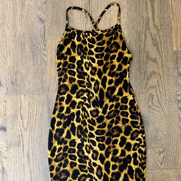 Dresses | Mini Cheetah Print Bodycon Dress | Poshmark
